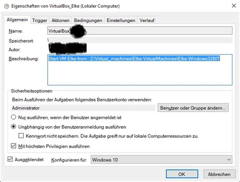 Virtualbox Windows Bat Fails When Running From Scheduled Tasks Runs