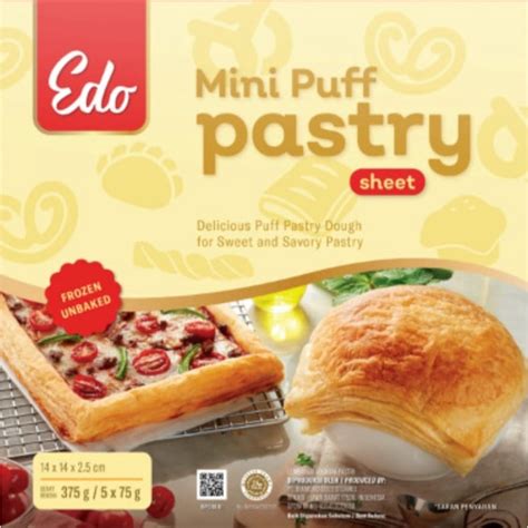 Jual Mini Puff Pastry Sheet 375gr Shopee Indonesia