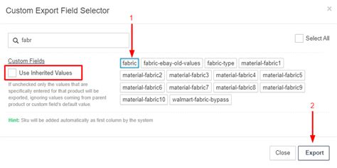 Data Inheritance For Custom Field Bulk Exports In Storeautomator Storeautomator