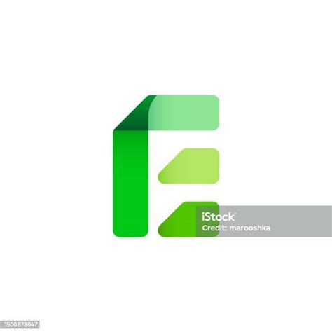 Font Origami Alfabet Cerah Untuk Logo Desain Logo Anda Huruf E