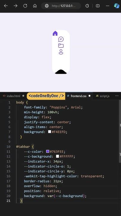 Day 008 Mobile Nav Bar Animation Javascript Coding Frontenddesign Webdevelopment