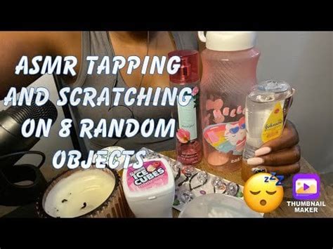 ASMR Tapping and scratching on 8 random objects| Put you right to sleep [Intentional] : r/asmr
