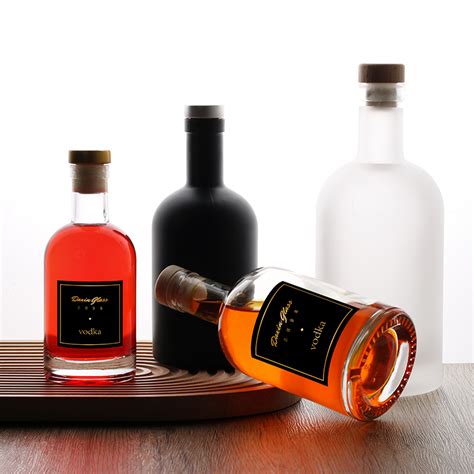 T자형 캡이 있는 1리터 유리병 750ml 빈 보드카 병저렴한 가격 T자형 캡이 있는 1리터 유리병 750ml 빈 보드카 병 구매