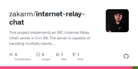 Github Zakarminternet Relay Chat This Project Implements An Irc