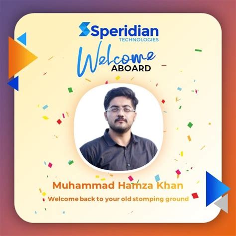 Faizan Elahi On Linkedin Speridiantechnologies Karachi