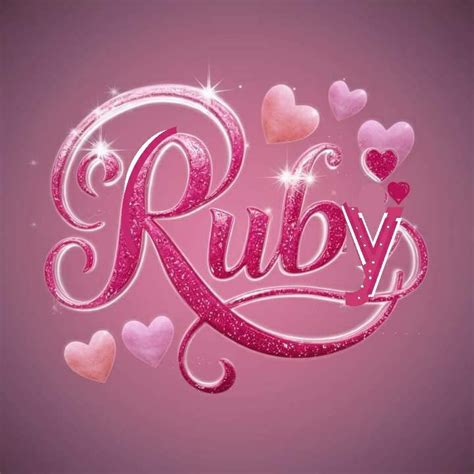 Ruby Name Wallpaper