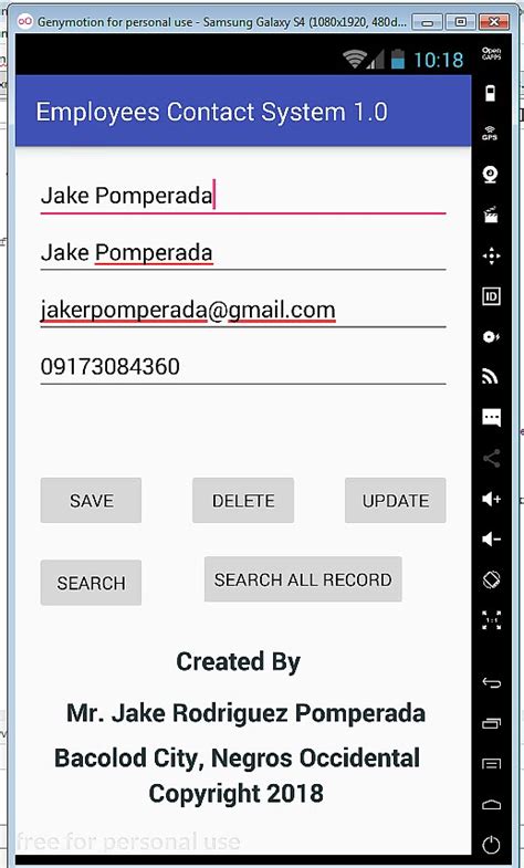Free Programming Source Codes And Computer Programming Tutorials Employees Contact System In