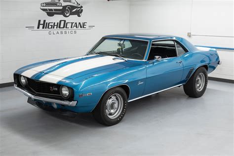 1969 Camaro Ss Blue