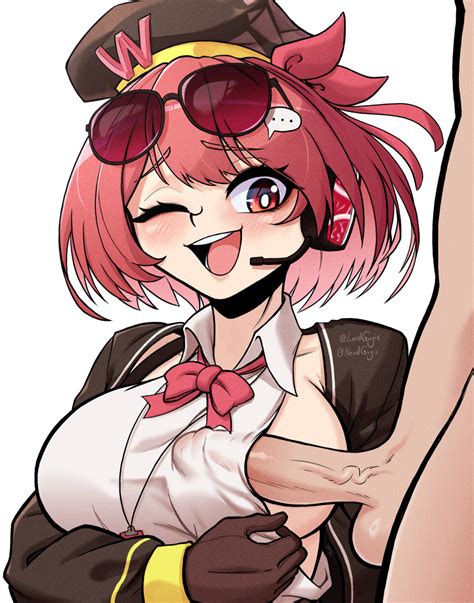 Rule 34 1boy 1girls Beret Boob Window Commission Gloves Lordguyis