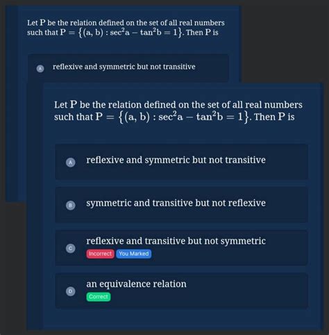Let P Be The Relation Defined On The Set Of All Real Numbers Such That P