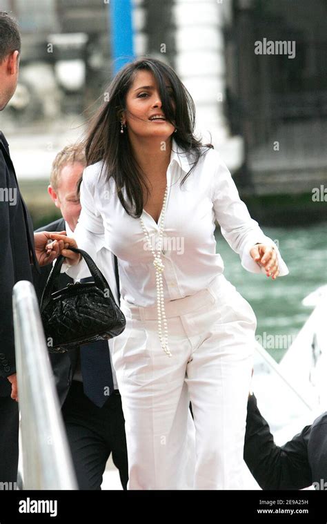 Mexican Actress Salma Hayek Arrives For The Opening Of The Palazzo