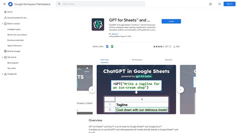 Gpt For Sheets™ Boost Your Productivity With Ai Futureen