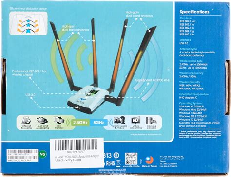 Alfa Ac1900 Wifi Adapter High Speed Dual Band Usb Morocco Ubuy