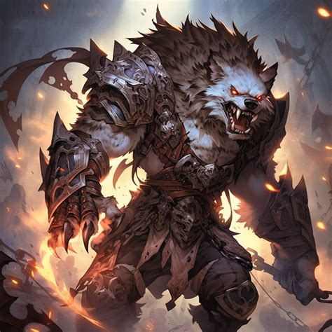 Gnoll Warlord By Saralgam1980 On Deviantart