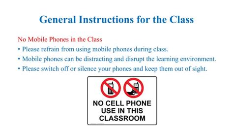 1general Instructions For The Classpdf