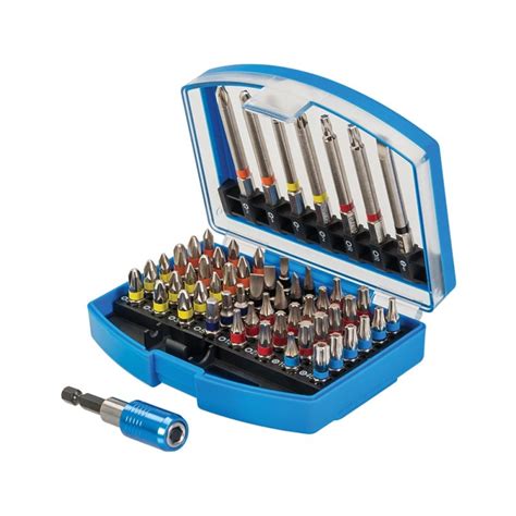 Silverline Colour Coded 56pc Mixed Screwdriver Bit Set 846154 Sealants