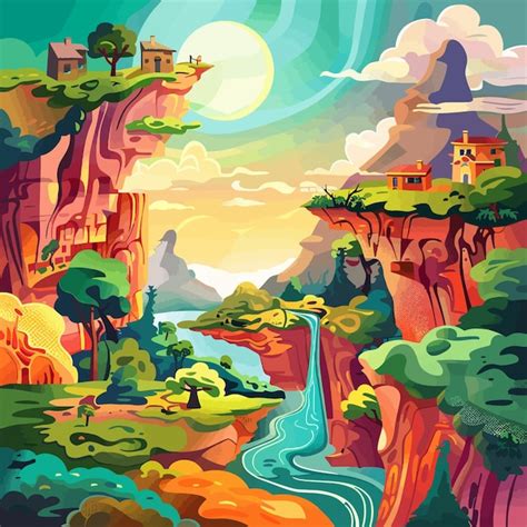 Land Vector Premium Ai Generated Vector