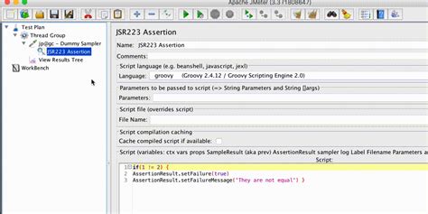 Json Jmeter Groovy Assert Keyword Is Not Causing Assertion Failure In Tree View Listener