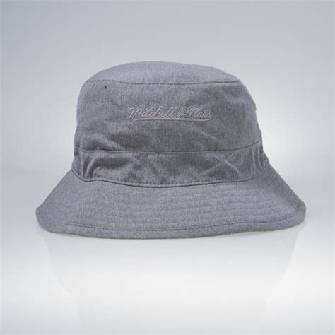 Mitchell And Ness Bucket Hat Brand Grey Milo Eu923