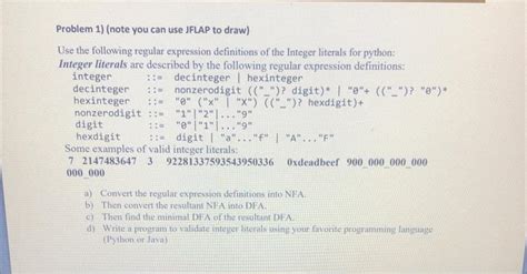 solved problem 1 note you can use jflap to draw use the