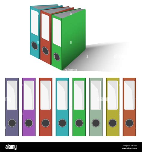 Files And Folders Vector Stock Photo Alamy