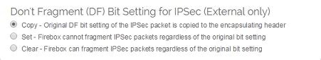 Set The DF Bit For IPSec