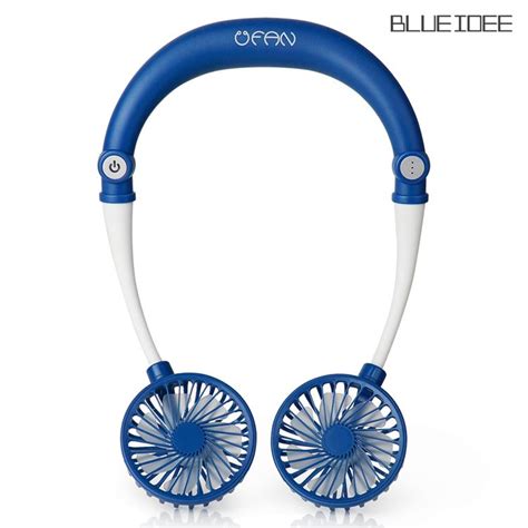 블루아이디 유팬 넥밴드 휴대용선풍기 핸즈프리 Bi Nf8 블루 홈플러스 택배배송
