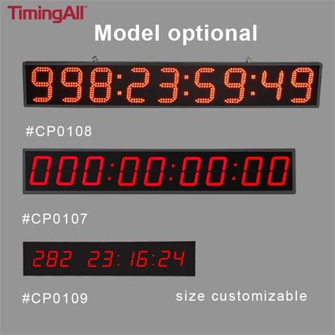 China 999 Days Large Digital Countdown Timer Manufacturers Suppliers