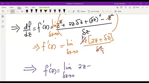 Differentiability Of Functions Of Complex Variable Youtube