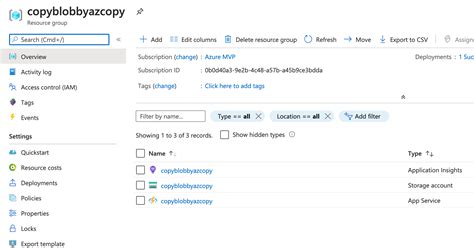 Using Azure Functions Blob Trigger And Azcopy Copy Blob From Source