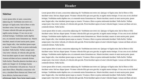 Scrollable Sticky Sidebar