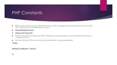 Php Ppt Download