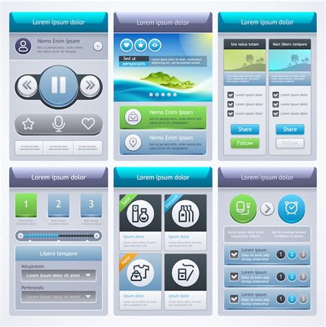Premium Vector Ui Design