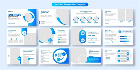 Creative Business Presentation Slides Template Design Use For Modern Presentation Background