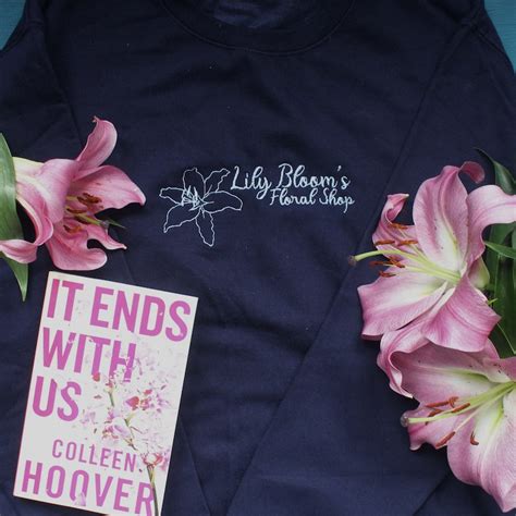 Lily Bloom S It Ends With Us Inspired Embroidered Etsy Uk