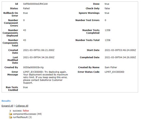 Deployment Apex Tests Using Finalizers Causes Metadata Api Deploy To
