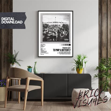 Kendrick Lamar To Pimp A Butterfly Album Cover Poster 45 Off