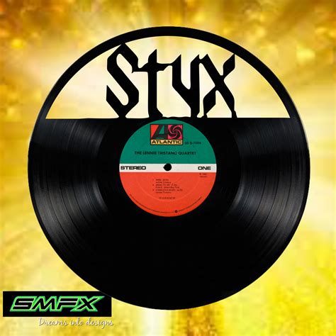 Styx Laser Cut Vinyl Record Artist Representation Or Vinyl Clock — Smfx Designs