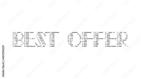 Best Offer Ascii Animation Loop On White Background Ascii Code Art Symbols Typewriter In And