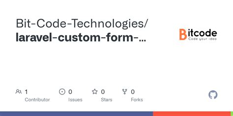 GitHub Bit Code Technologies Laravel Custom Form Integration With Zoho Crm
