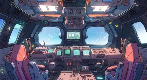 Free Vectors Spaceship Cockpit