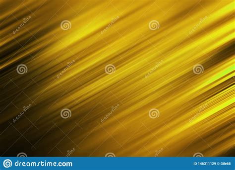 Abstract Yellow And Gold Gradient Color Oblique Lines Stripes Background Stock Illustration