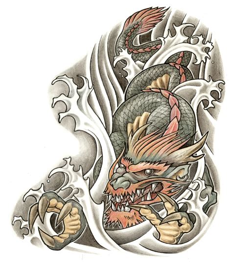 Japanese Dragon Tattoo Drawing At Getdrawings Free Download