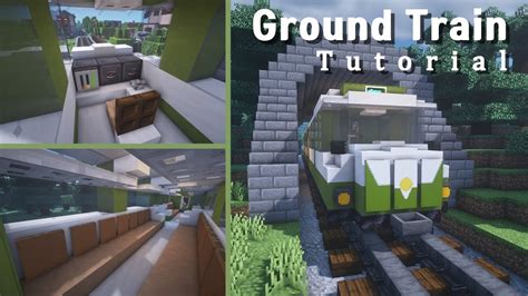 마인크래프트 건축 지상 열차minecraft Ground Train Youtube