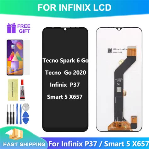 Tft Lcd For Infinix Tecno Spark 6 Go 2020 2021 2022 2023 2024 Smart 5 X657 X657c Lcd Display