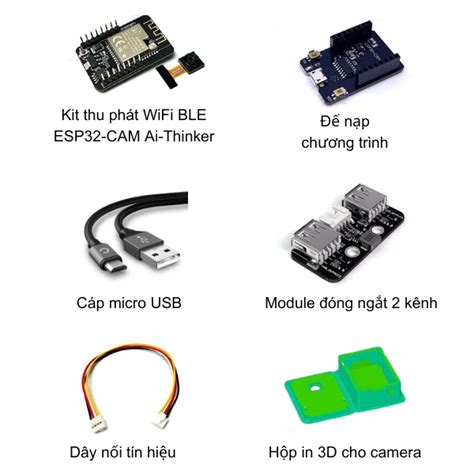 kit esp32 camera ai cho robot và các ứng dụng aiot thiết bị giáo dục stem