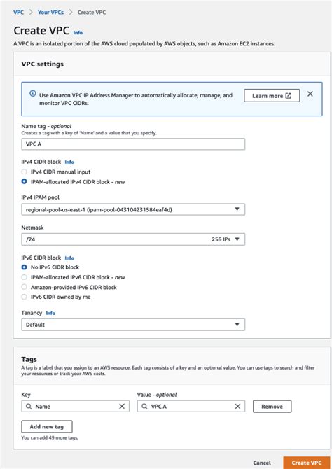 Managing Ip Pools Across Vpcs And Regions Using Amazon Vpc Ip Address