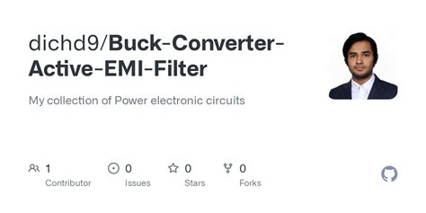 GitHub Dichd9 Buck Converter Active EMI Filter My Collection Of Power Electronic Circuits
