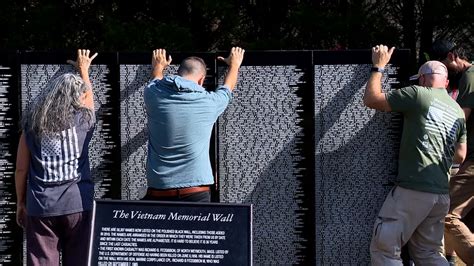 Vietnam Traveling Memorial Wall Set Up In Henderson County For Veterans