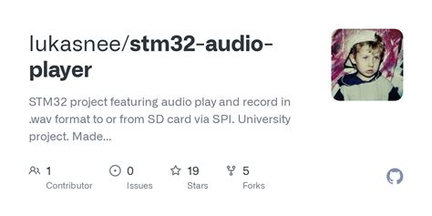 GitHub Lukasnee Stm Audio Player STM Project Featuring Audio